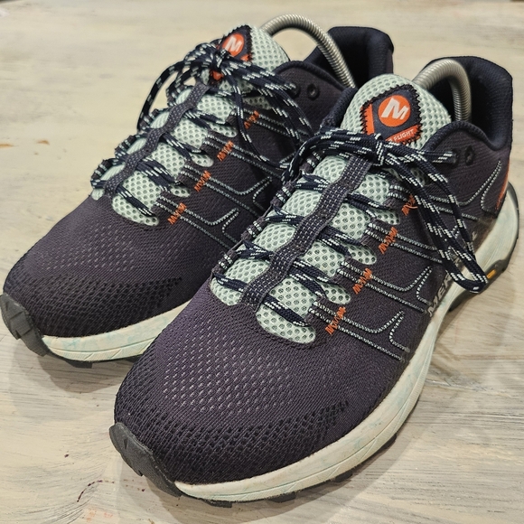 Merrell | Shoes | Merrell Moab Flight Trail Running Shoes Womens Size ...